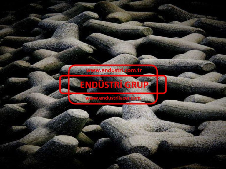 Tetrapod betonu kalıbı dalgakıran imalatı | Endüstri Grup Lazer